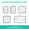 Use Every Inch! 25+ Laundry Room Layout & Dimensions To Maximize Size!